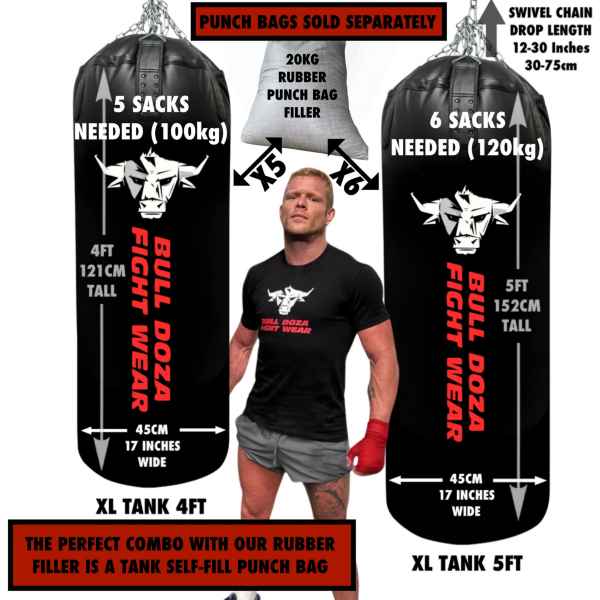 Achieve Perfect Balance in Your Punch Bag with Bull Doza Fight Wear Ru ...